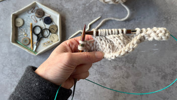 Learn to Knit: How to Work a 2x2 Left Leaning Cable – Stolen Stitches
