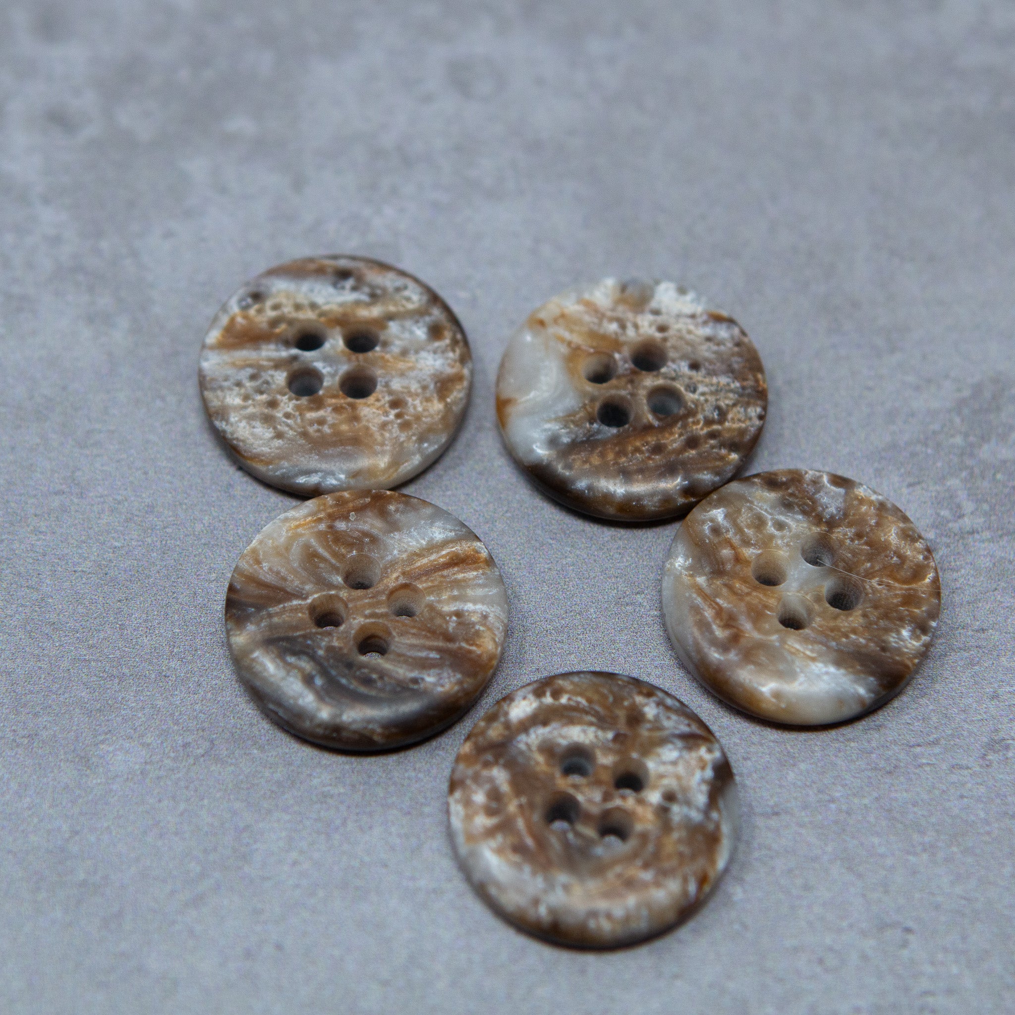 20mm Mottled Buttons | Set of 6 - Stolen Stitches