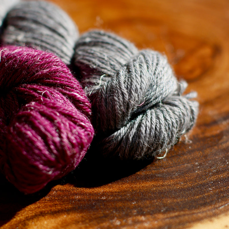 Coiled Magenta Sweater Yarn Kit | Hand Knitting | Sport Weight - Stolen ...