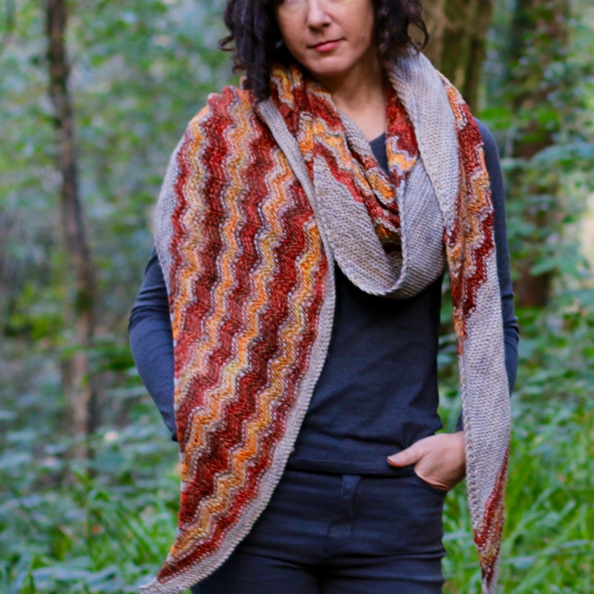 Russler Shawl | Digital Hand-Knitting Pattern | DK Weight - Stolen Stitches