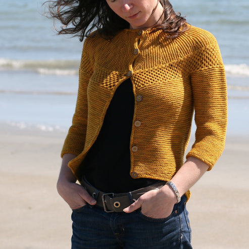 Ravi Cardigan | Digital Hand-Knitting Pattern | Sport Weight – Stolen ...