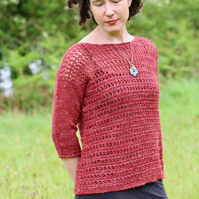 Spritz Stripes Nua Sweater | Digital Hand-Knitting Pattern | Sport ...